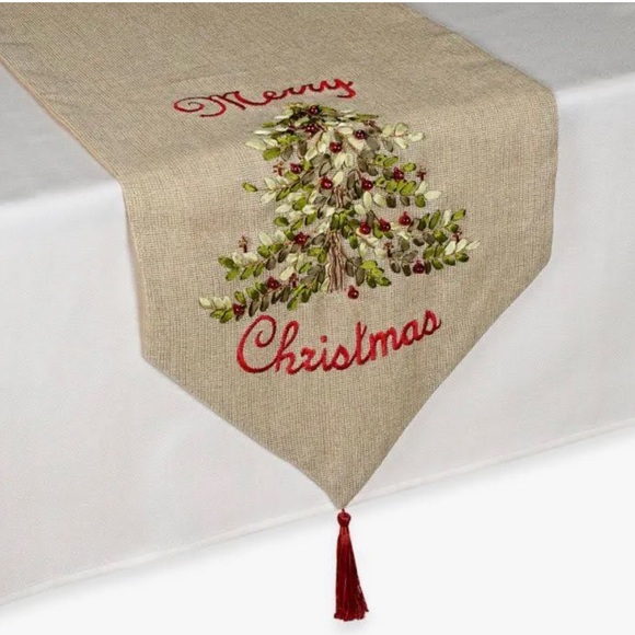 winter wonderland | Dining | New Ribboned Christmas Table Runner 9in ...